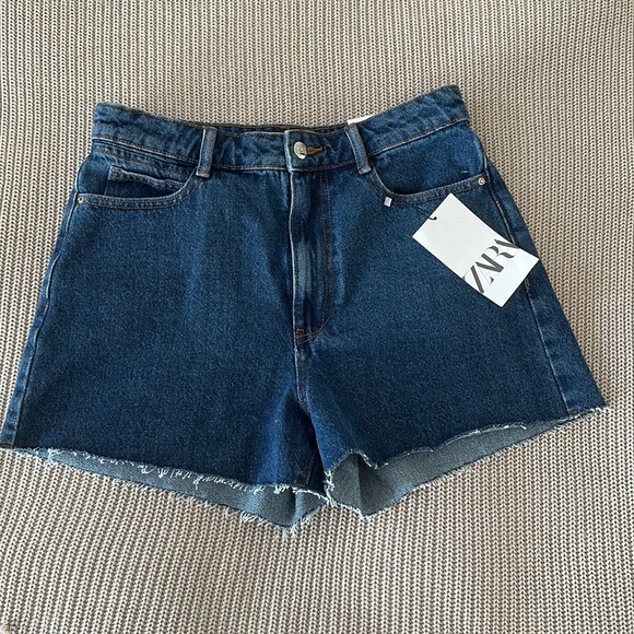 Zara | Shorts | Zara High Rise Short Denim | Poshmark